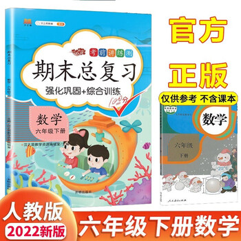 六年级下册数学 期末总复习冲刺100分 重点知识归纳期中期末单元检测卷人教部编版同步练习册
