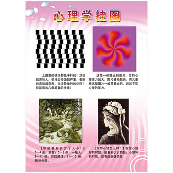 心理学挂图海报咨询室布置健康压力趣味图片暗示宣传画墙贴SCY25 SCY25-03 心理学挂图 40x60cm  PP覆膜贴纸
