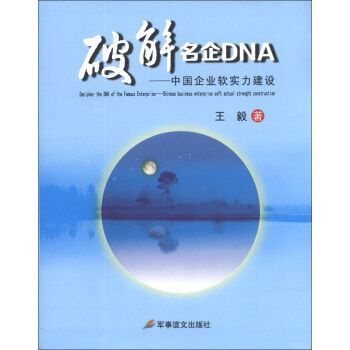 破解名企DNA:中国企业软实力建设