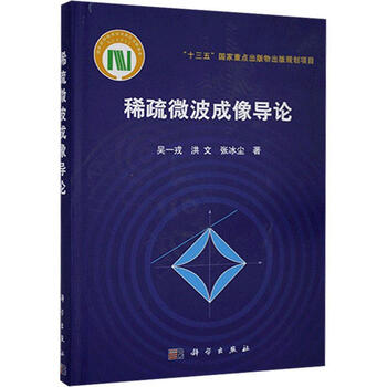 稀疏微波成像导论吴一戎科学出版社9787030592033/计算机与互联网书籍