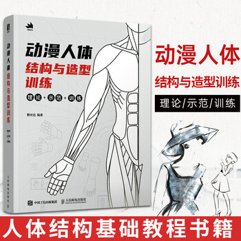 2022 动漫人体结构与造型训练 人体结构基础教程书游戏动漫 结构造型手绘技法伯里曼人体结构素描速写