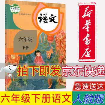 【新华书店正版】小学人教版6六年级下册语文课本人民教育出版社 人教版6六下语文课本教科书