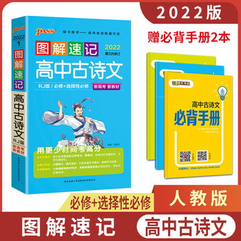 【科目自选】2022版PASS绿卡图书图解速记高中英语词汇乱序版3500词古诗文文言文数学英语物理化学生物政治历史新教材通用版高一高二高三高考英语单词语法短语与句型英语作文模板速查速记随身记口袋书 古