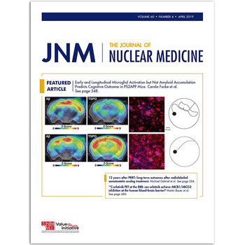 【单期可选】Journal of Nuclear Medicine Vol 60 N.4 核医学研究 2019年4月刊