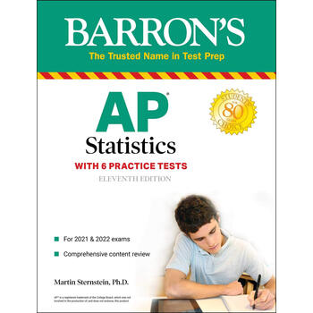 AP Statistics: With 6 Practice Tests 巴郎AP统计学