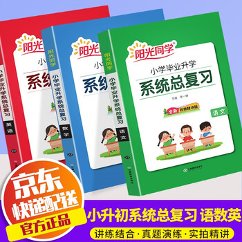 2022新版阳光同学小学毕业升学系统总复习考点大全与全真模拟语文数学英语小升初真题知识大全辅导资料书