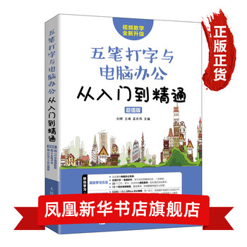 五笔打字与电脑办公从入门到精通 超值版 高效办公软件教程书新手学电脑教程书籍office五笔练习打