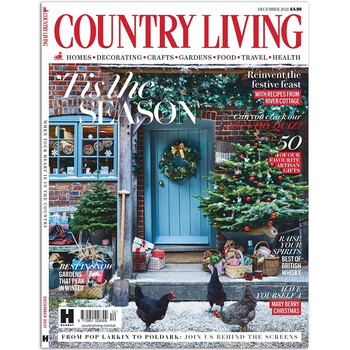 【单期可选】Country Living 乡村生活 2021年月刊  英国家居别墅设计杂志 2021年12月刊