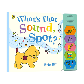 那是什么声音 英文原版绘本 What's That Sound Spot 小玻发声书 儿童英