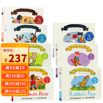 英文原版 Tales from Acorn Wood  橡树林的故事集系列7本低幼启蒙纸板书