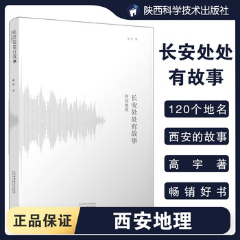 长安处处有故事西安地理高宇著陕西西安文化历史书刊旅游必备陕西交通广播高宇高大哥著老师推荐阅读