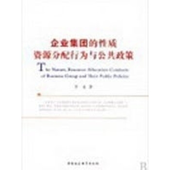 企业集团的性质资源分配行为与公共政策
