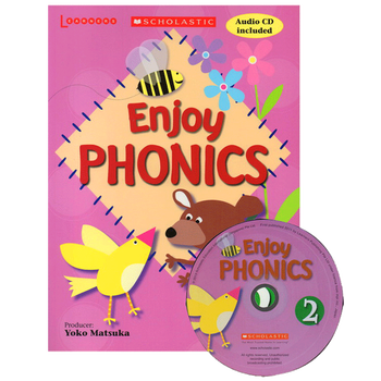 学乐自然拼读法第二册 Scholastic Enjoy Phonics 2 英文原版 幼儿自然拼读教材 英文版进口英语书籍