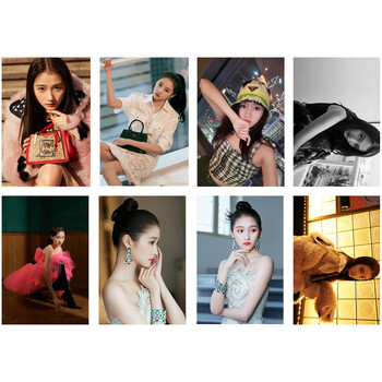 关晓彤海报 全新甜蜜暴击高清写真壁纸墙贴挂画一套8张 A款 明信片