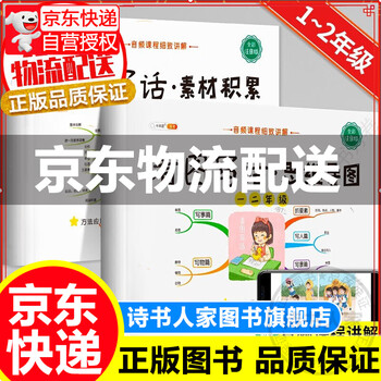 一二年级看图写话书思维导图素材积累语文写作技巧入门起步大全小学生说话练习本（套装2本） 看图写话 素材积累+思维导图