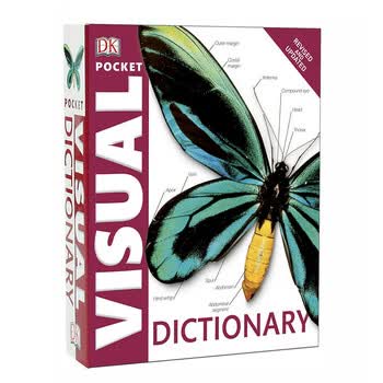 【中图原版】DK 便携图解词典 口袋词典字典 英文原版 Pocket Visual Dictiona