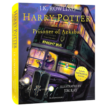 英文原版 哈利波特与阿兹卡班的囚徒 Harry Potter and the Prisoner of Azkaban 彩绘平装版