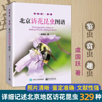 北京访花昆虫图谱 科学与自然 虞国跃 电子工业出版社 9787121368226 书籍