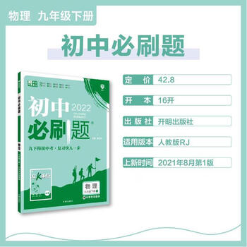 2022春初中必刷题 物理九年级下册 RJ 理想树
