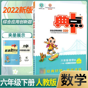2022典中点六年级下册 数学人教版