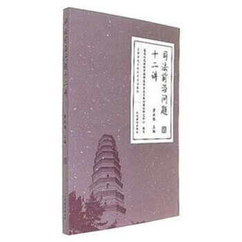 司法前沿问题十二讲【正版图书】