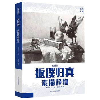 正版返璞归真素描静物 鲲蓝文化龚衍创石膏几何体静物步骤临摹组合照片对应范画册道具罐子素材美术高考教程