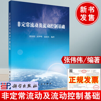 正版新书 非定常流动及流动控制基础 张伟伟编著科学出版社流体与运动的奇妙规律非定常流体力