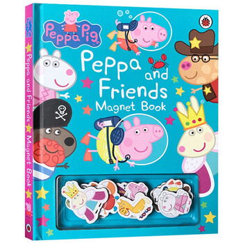 小猪佩奇和她的朋友精装磁铁互动游戏书Peppa Pig Peppa and Friends