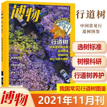 蜜蜂专题 博物杂志2022年6月总第222期蜜蜂专辑 赠手绘拉页海报 身边花草图鉴 2021年11月行道树
