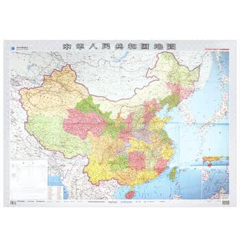 2022年 中国地图 1.38米*0.98米 纸质版 行政区划交通图