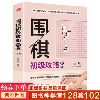 围棋初级攻略宝典 超简单的围棋书让你一看就懂 围棋入门 零基础入门强烈