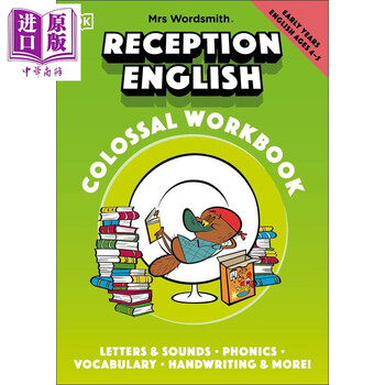 DK: Mrs Wordsmith Reception English Colossal Workbook 沃德史密斯夫人英语练习册（4-5岁）英文原版