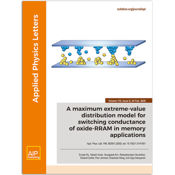 【单期可选】Applied Physics Letters 应用物理学快报 Vol.116 2020 N.8 2020年2月24日