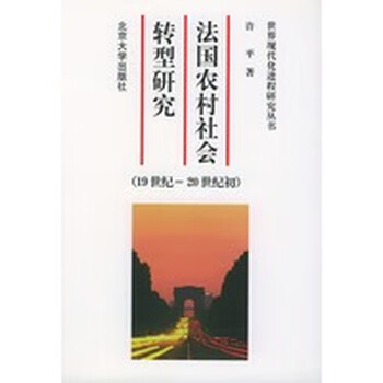 特价《法国农村社会转型研究：19世纪至20世纪初——世界现代化进程研究丛书》 许平， 北京大学出版社