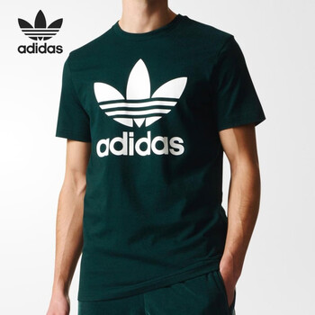 阿迪达斯 （adidas） 阿迪达斯（Adidas）三叶草男运动休闲舒适透气圆领短袖T恤CZ1761 BQ7934 M【图片 价格 品牌 报价】-京东