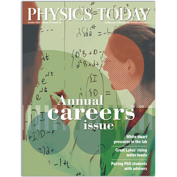 【单期可选】Physics Today 今日物理学杂志 2020/21年月刊 2020年10月刊