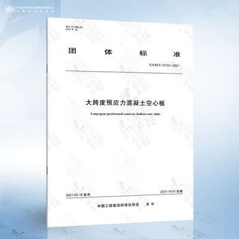 T/CECS 10132-2021 大跨度预应力混凝土空心板