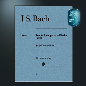 亨乐原版 巴赫十二平均律卷二 Bach Wohlt. Klavier 2 br. HN16