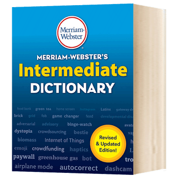 韦氏中级词典 Merriam Webster's Intermediate Dictionary  英文版字典工具书 进口原版英语书籍