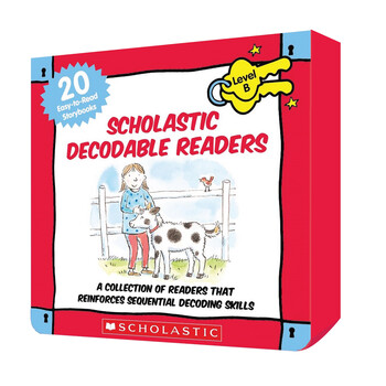 DECODABLE READERS BOX SET LEVEL B (WITH CD)[学乐自然拼读套装盒装B级 （带CD）] 进口故事书