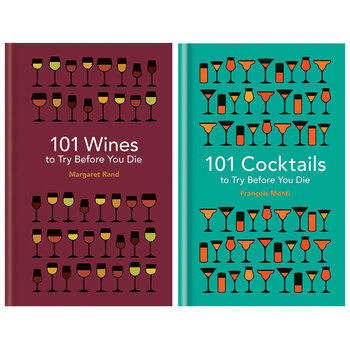 生前必尝的101种葡萄酒+生前必尝的101鸡尾酒组合套装 英文原版餐饮指南 红酒白葡萄酒 wine&cocktail书籍进口