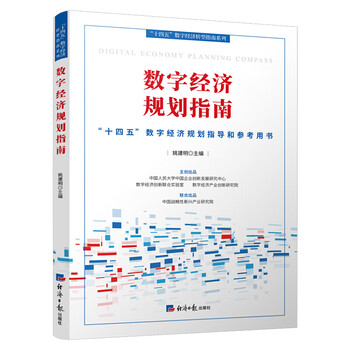 数字经济规划指南 姚建明著 经济日报出版社