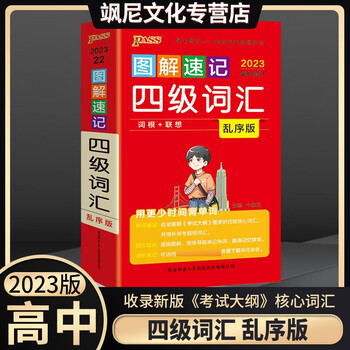 2023图解速记四级词汇乱序版