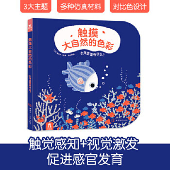 触摸大自然的色彩Ⅰ（3册）：大海里面有什么？  [法]埃米尔·林 著,张木天 译  甘肃少年儿童出版