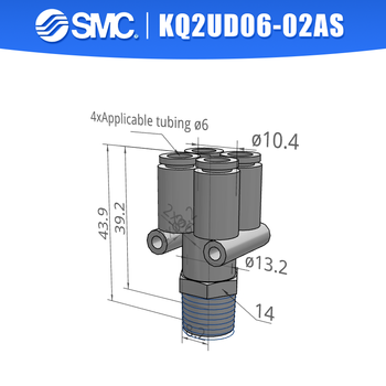 SMC 接头 KQ2U KQ2UD06-02AS【图片 价格 品牌 报价】-京东