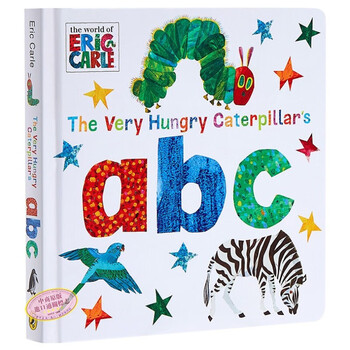 艾瑞·卡尔Eric Carle 好饿的毛毛虫ABC启蒙绘本The Very Hungry Cater