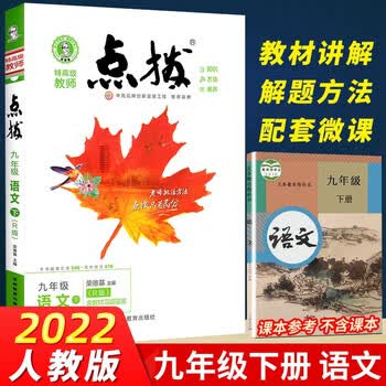 2022版 特高级教师点拨九年级语文下册部编人教版 点拨九年级语文下册
