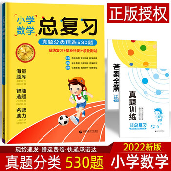 2022新版小学数学总复习真题分类精选530题 53小升初总复习含真题训练试卷 系统复习毕业检测学业测试  曲一线五三天天练真题精选 数学