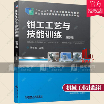钳工工艺与技能训练 汪哲能 莉娜齐志刚赵文婕 工业技术钳工工艺学职业教育教材高职书籍Y