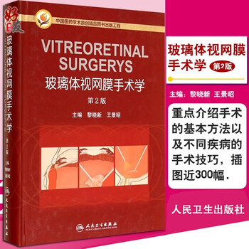 玻璃体视网膜手术学 第2版二版 黎晓新 王景昭主编人民卫生出版社玻璃体视网膜手术的基本方法以及不同疾